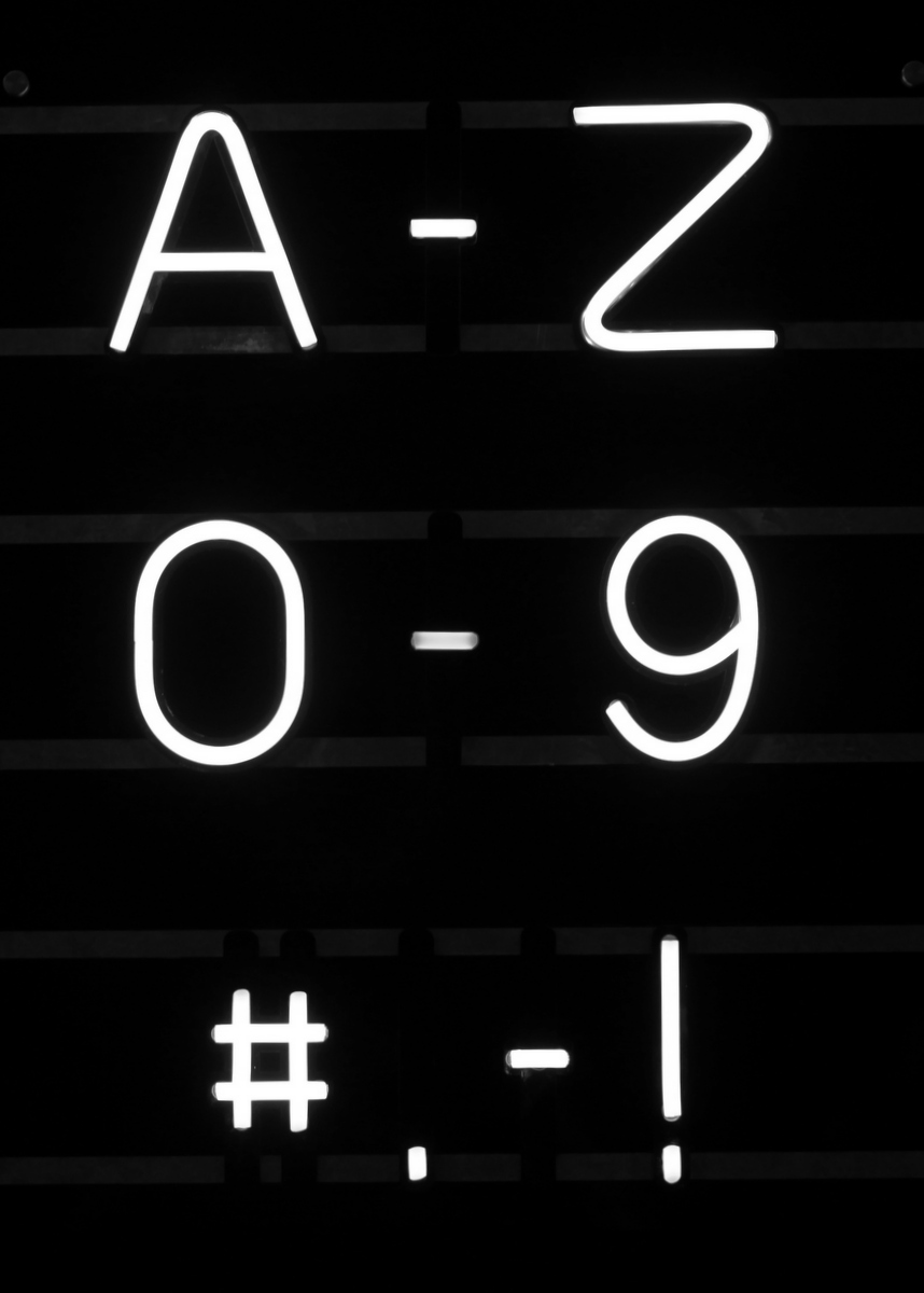 Individual Characters - Salt Signs